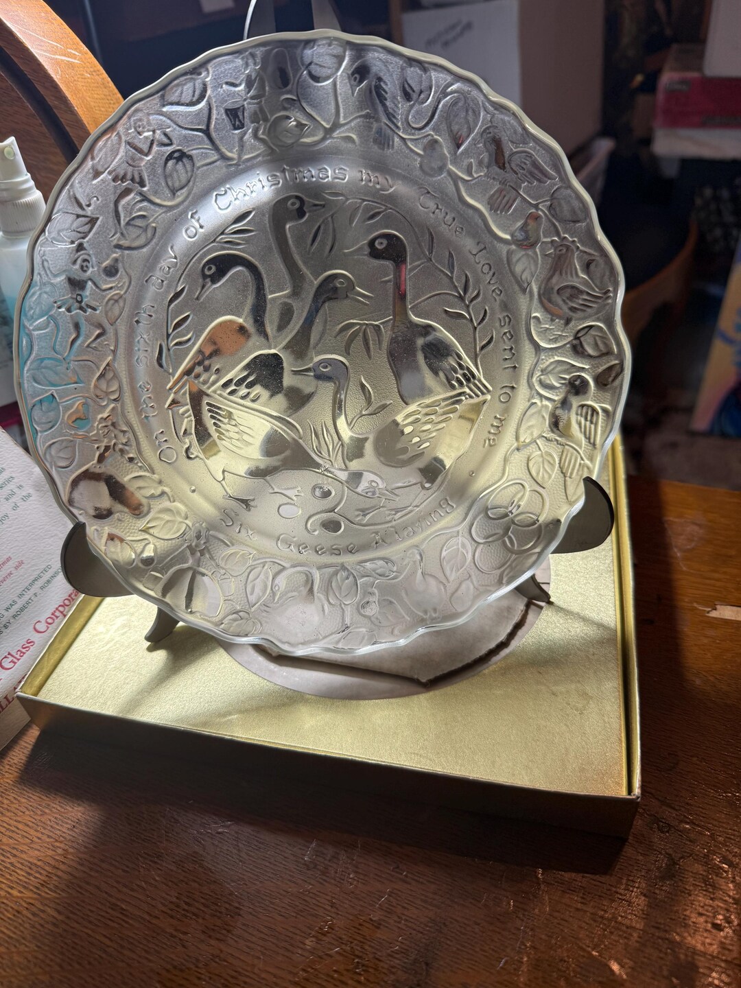 Imperial Glass Six Day of X-man Plate - Etsy