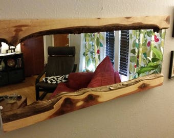 Live Edge Mirror - Etsy