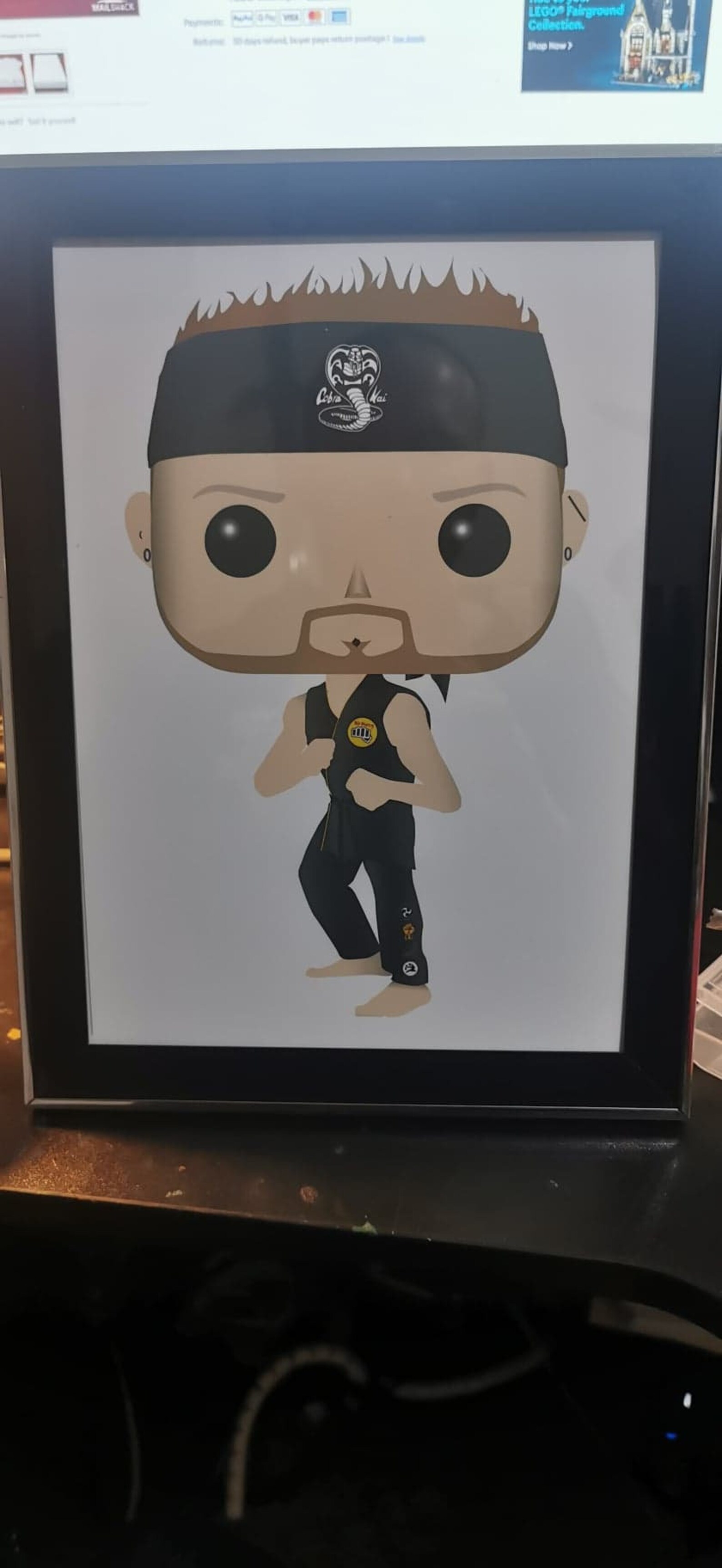 Personalised Framed Pop Funko Style Family picture | Etsy