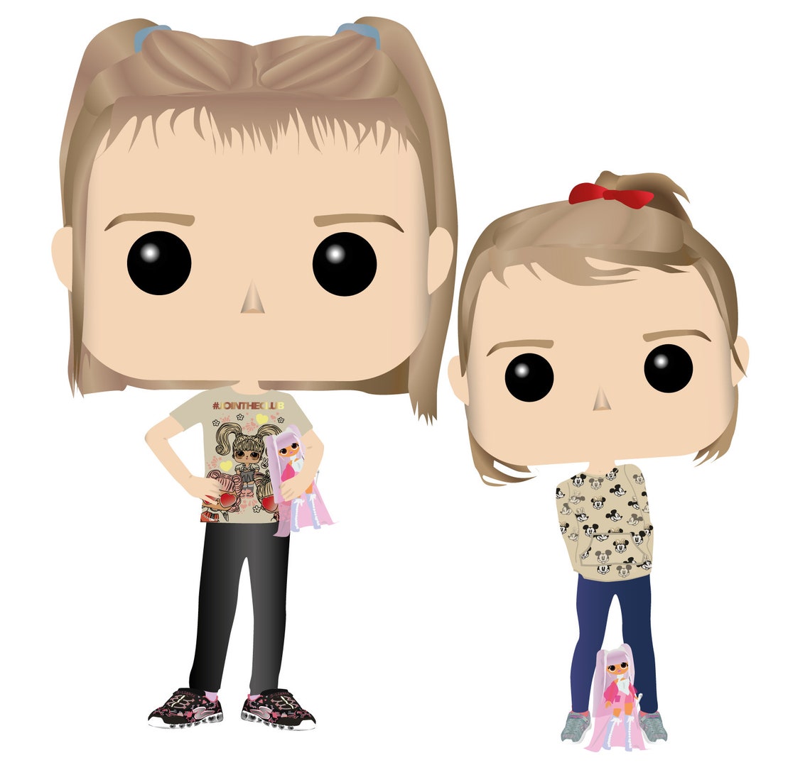 Custom Made Pop Funko Style Portraits - Etsy