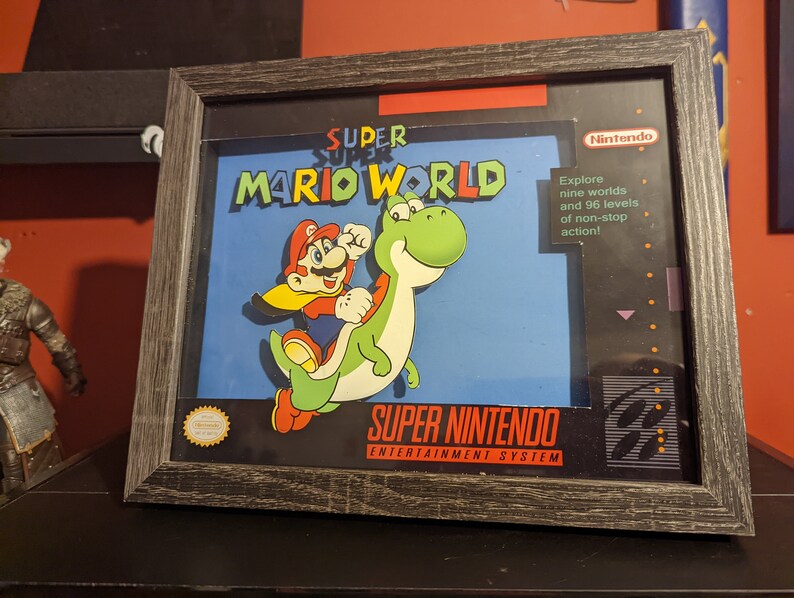 3D Light up Nintendo SNES Super Mario World - Etsy
