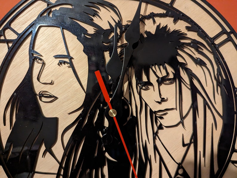 Labyrinth, Jareth the Goblin King and Sarah 13 Hour Clock, Featuring ...