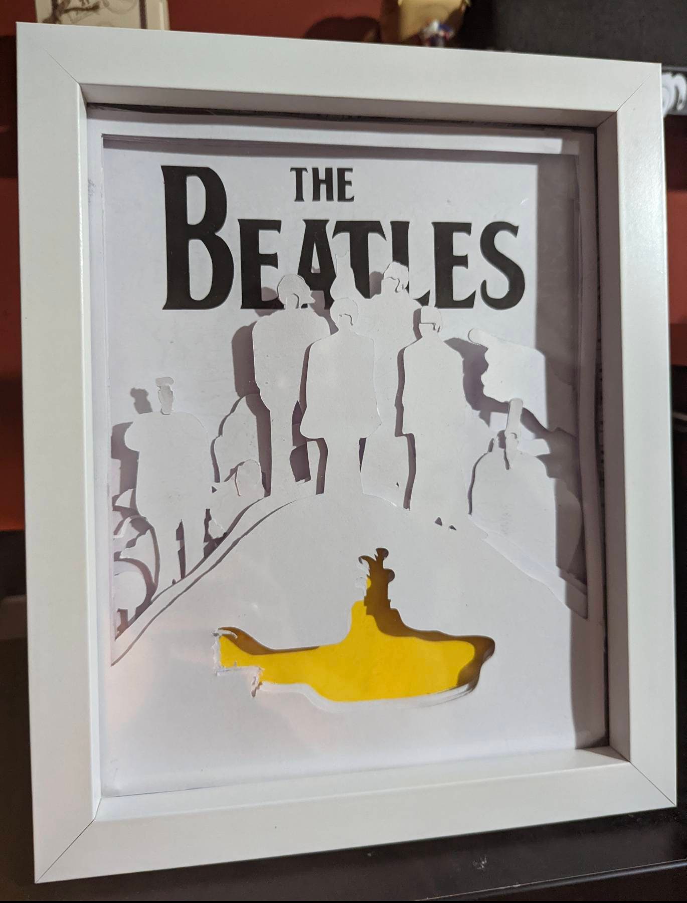The Beatles, Yellow Submarine Light Changing/shadow Box Art - Etsy