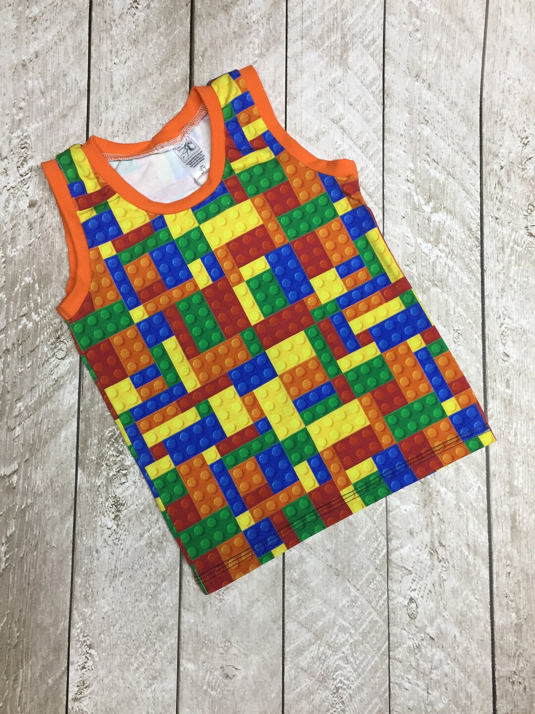 Building Blocks Tide Pool Tank, Boy Tank Top, Gender Neutral, Tank ...