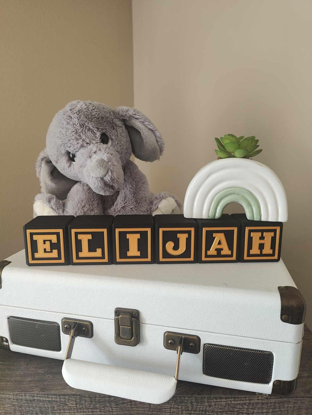 Personalized Baby Blocks - Milestone Baby Photos - Nursery Decor - Baby ...