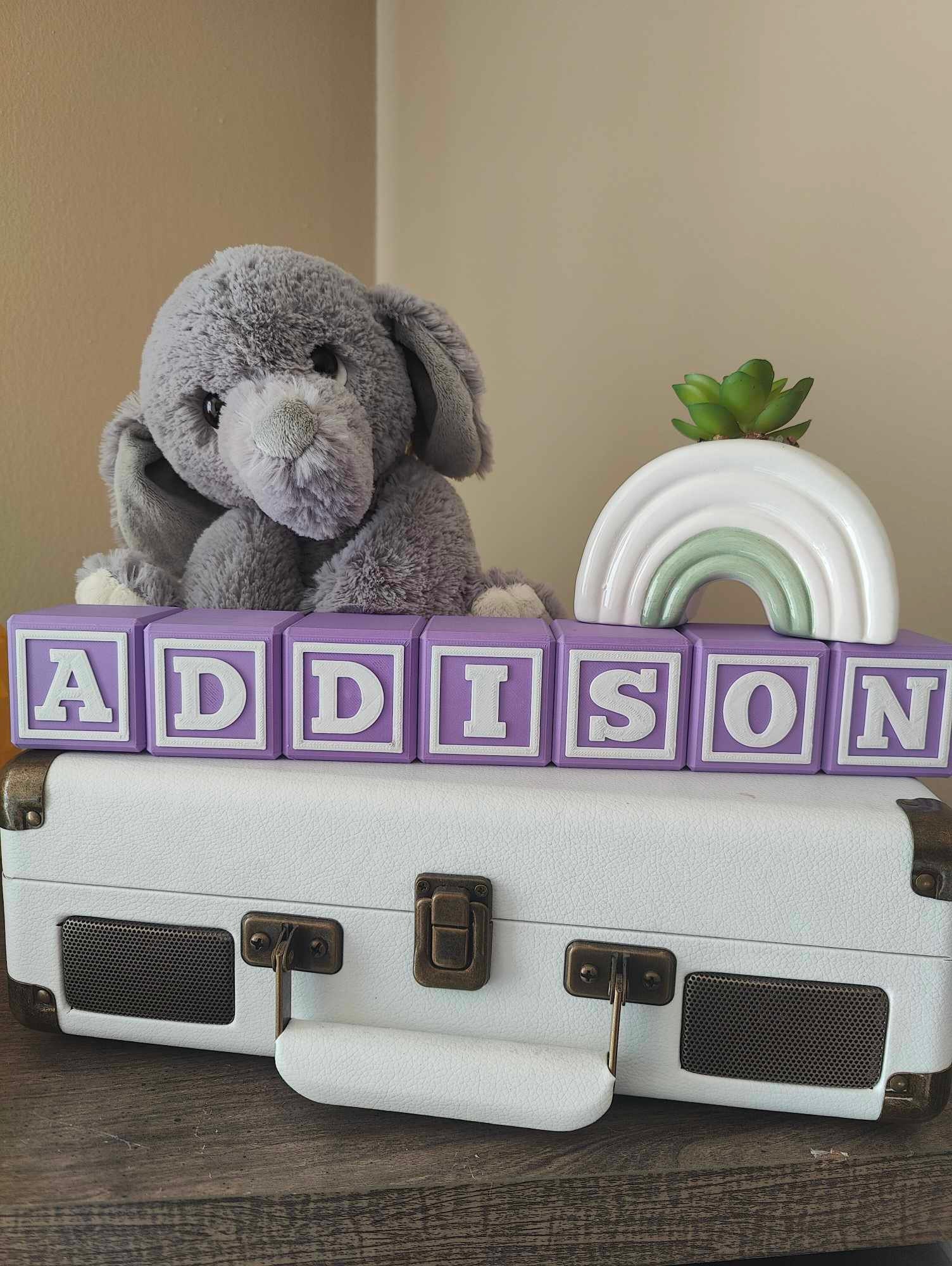 Personalized Baby Blocks Milestone Baby Photos Nursery Decor Baby's 1st ...