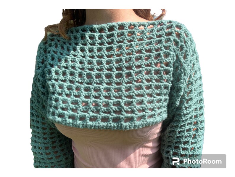 Oversized Shrug, Crochet Shrug, Bolero Shrug, Cropped Sweater ...