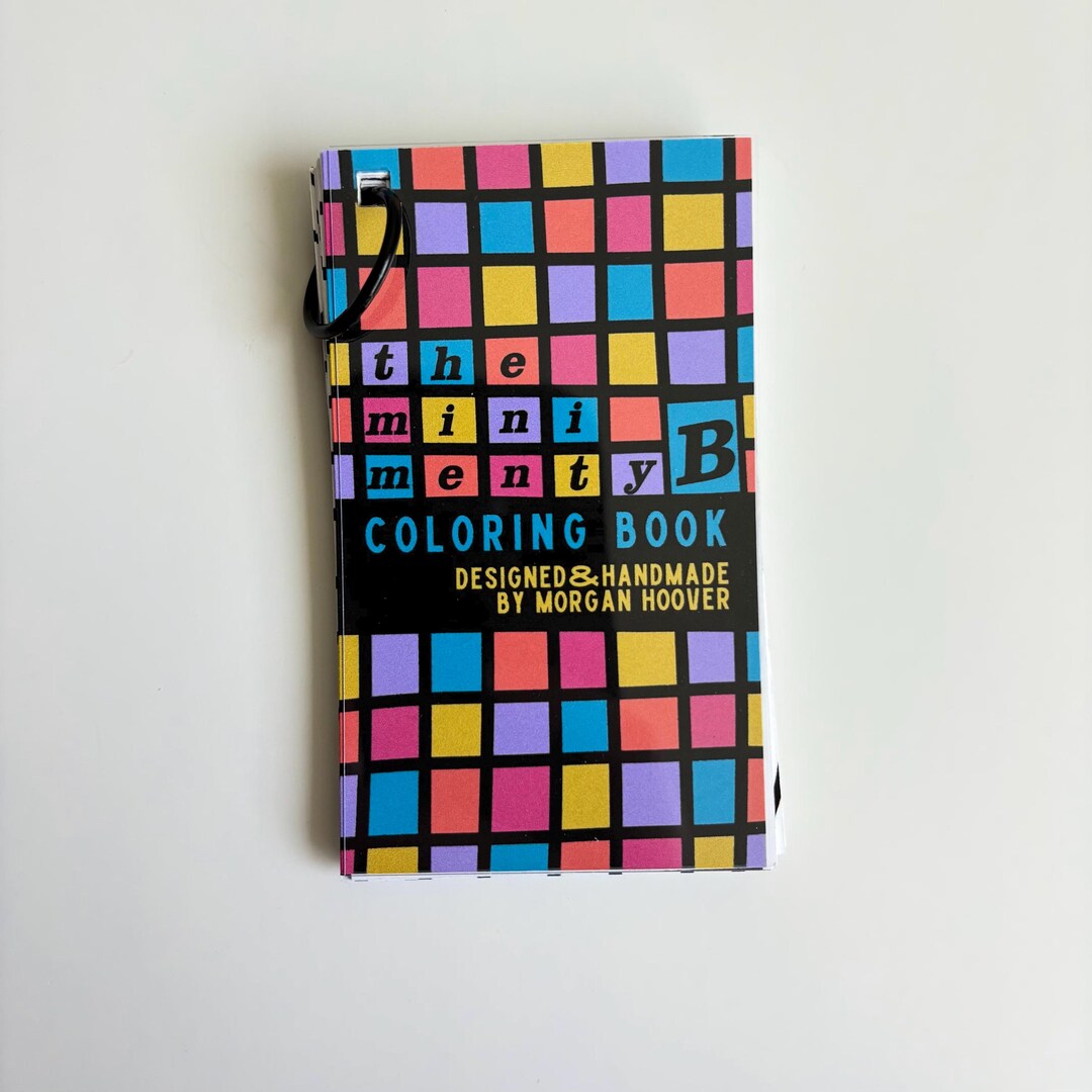 The Mini Menty B Coloring Book | Handmade Pocket Pattern Coloring Pages ...