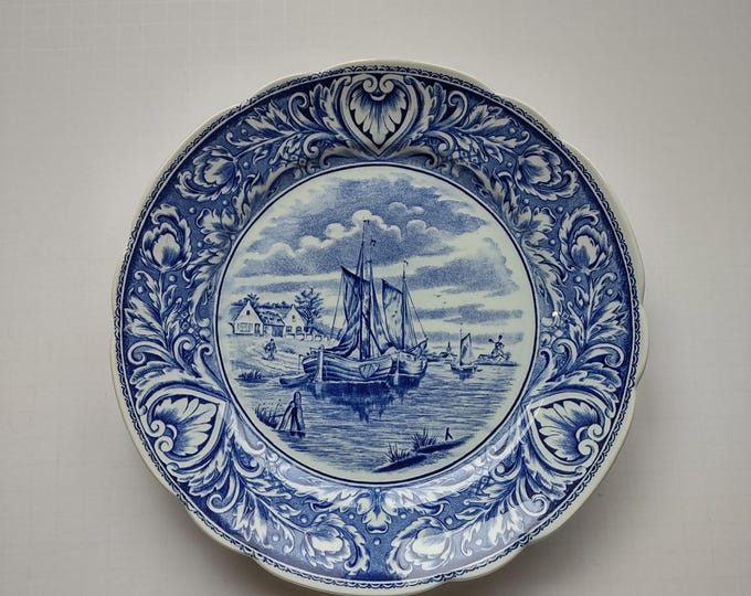 Regout Royal Sphinx Maastricht Delfts Plate 10" Ships Made in Holland ...