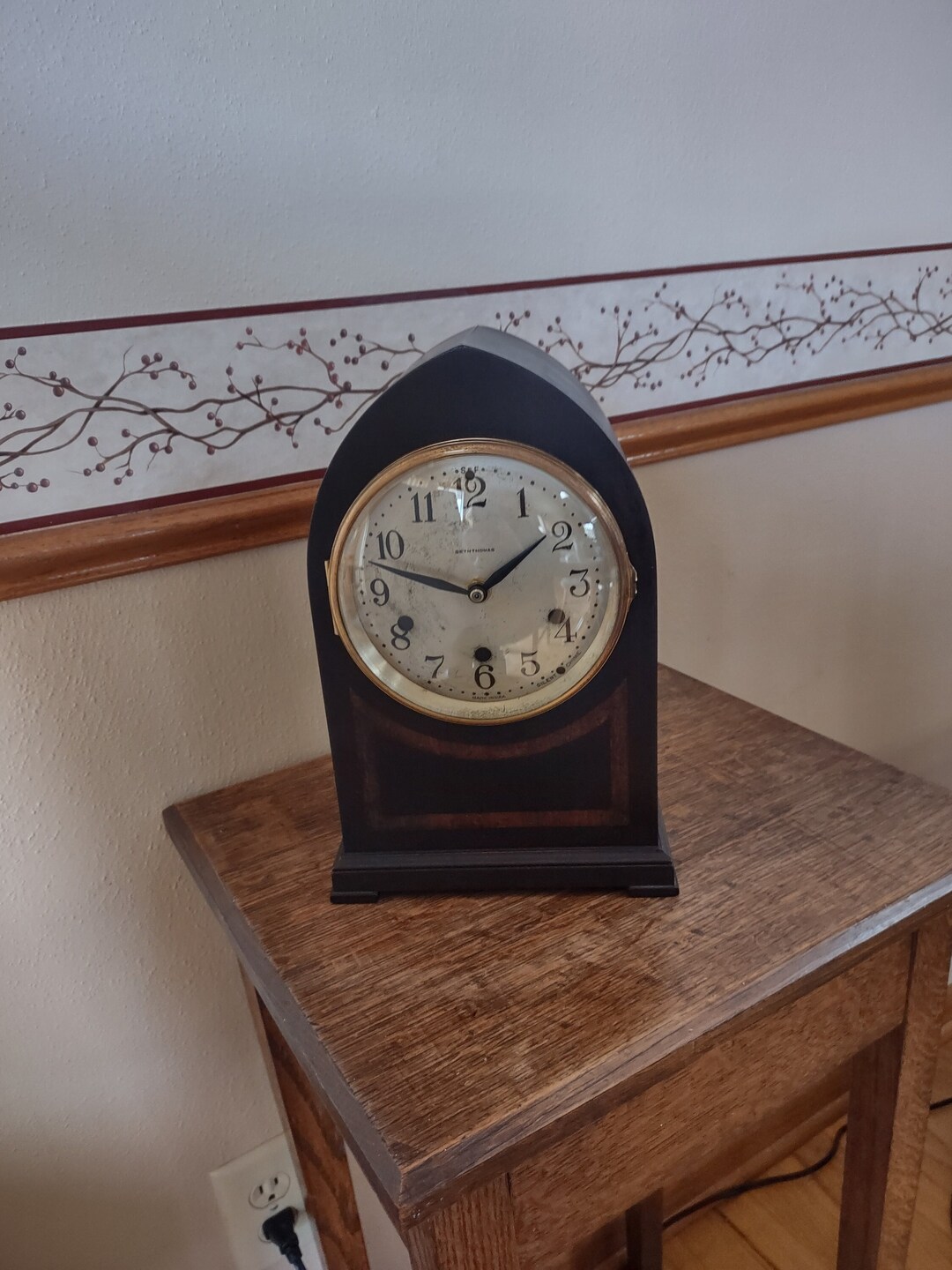 Vintage Antique Seth Thomas Desk Shelf Clock Converted to quartz ...