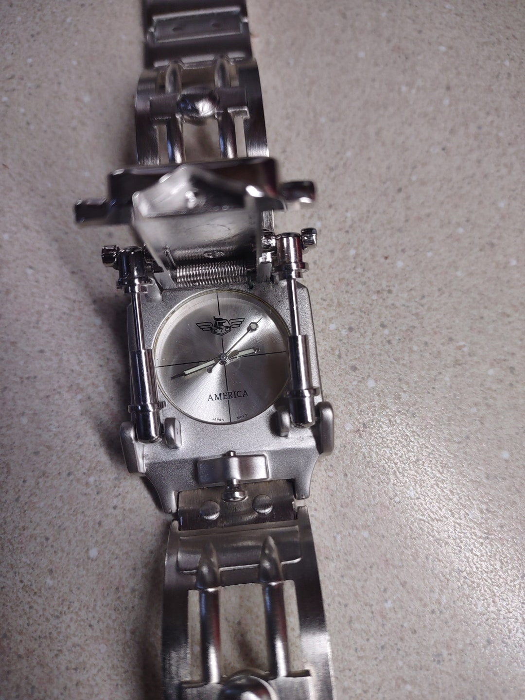 Vintage CTC America Robot Flip Watch Collector's Edition Wristwatch ...