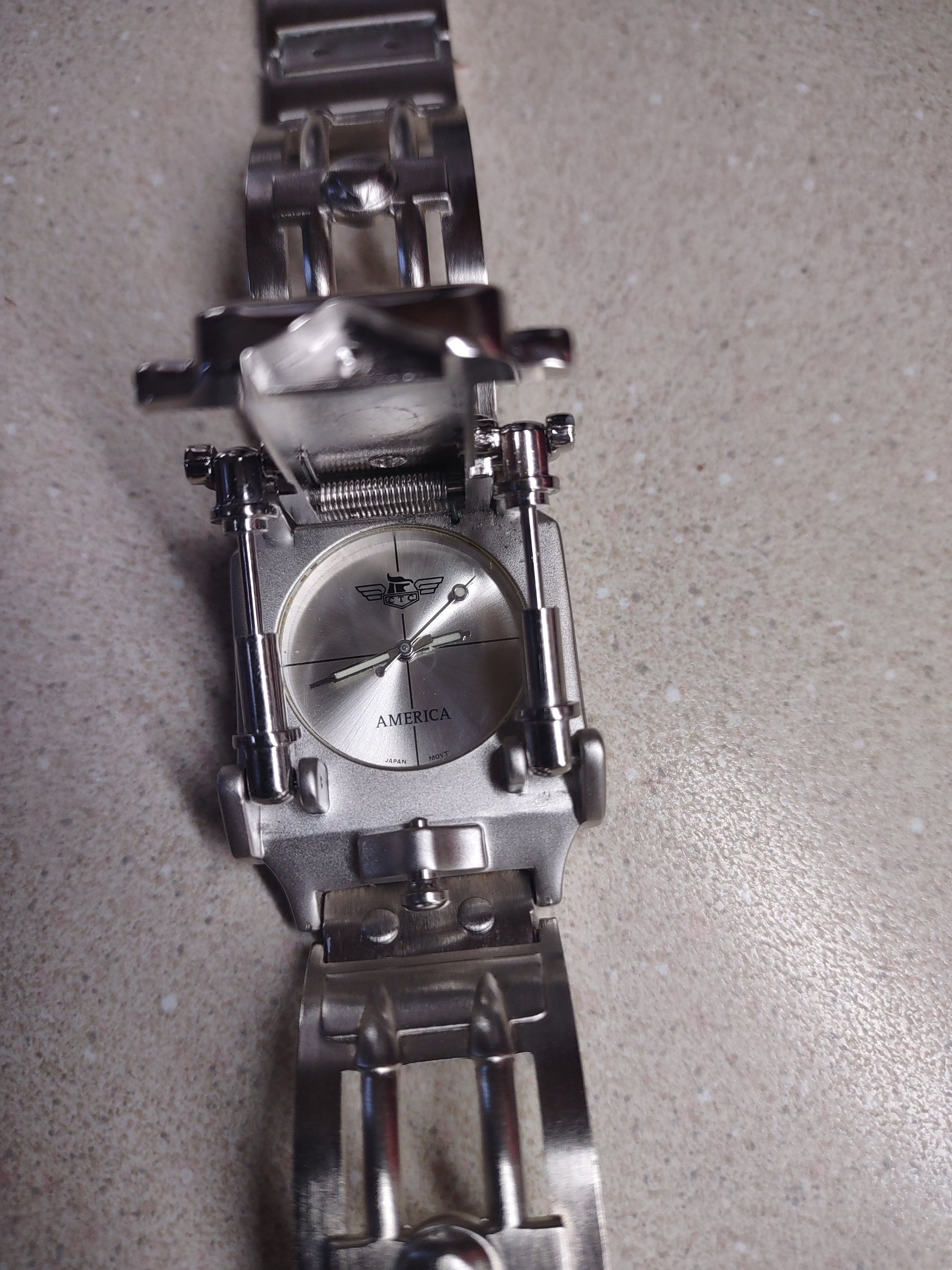 Vintage CTC America Robot Flip Watch Collector's Edition Wristwatch ...