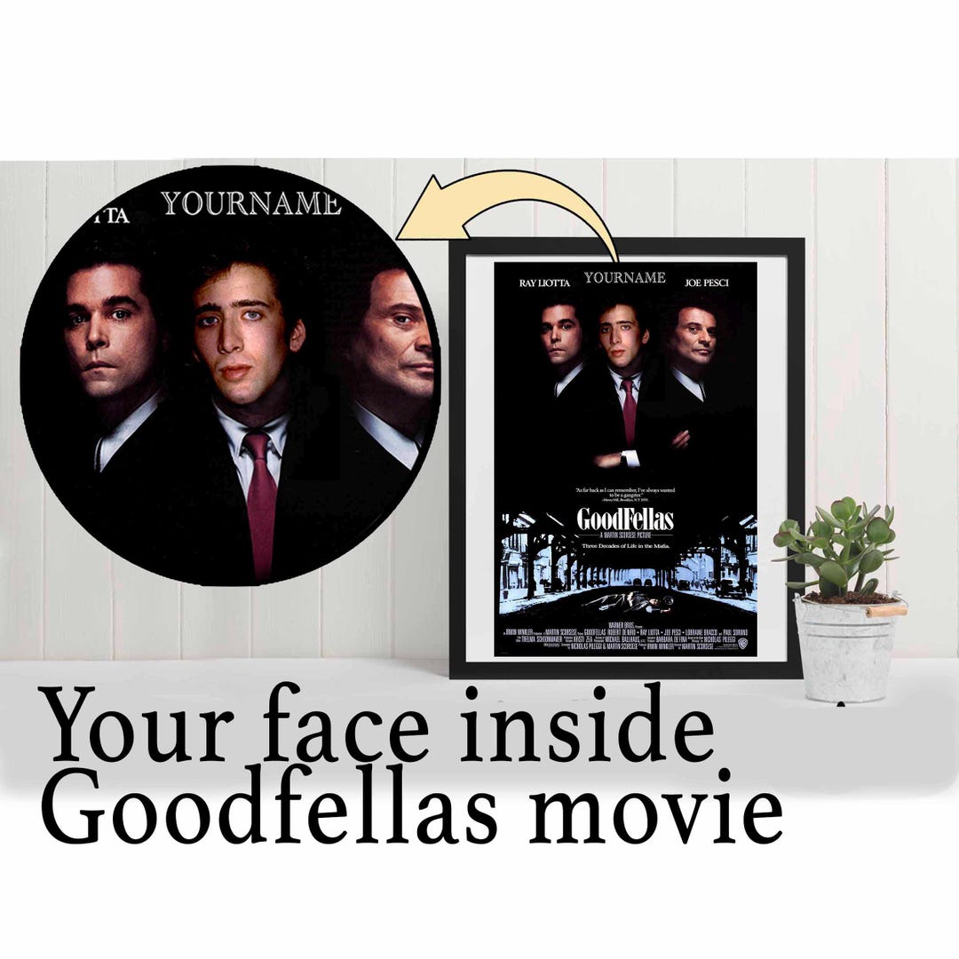 Personalized Goodfellas Movie Portrait: Custom Gangster Art (digital ...