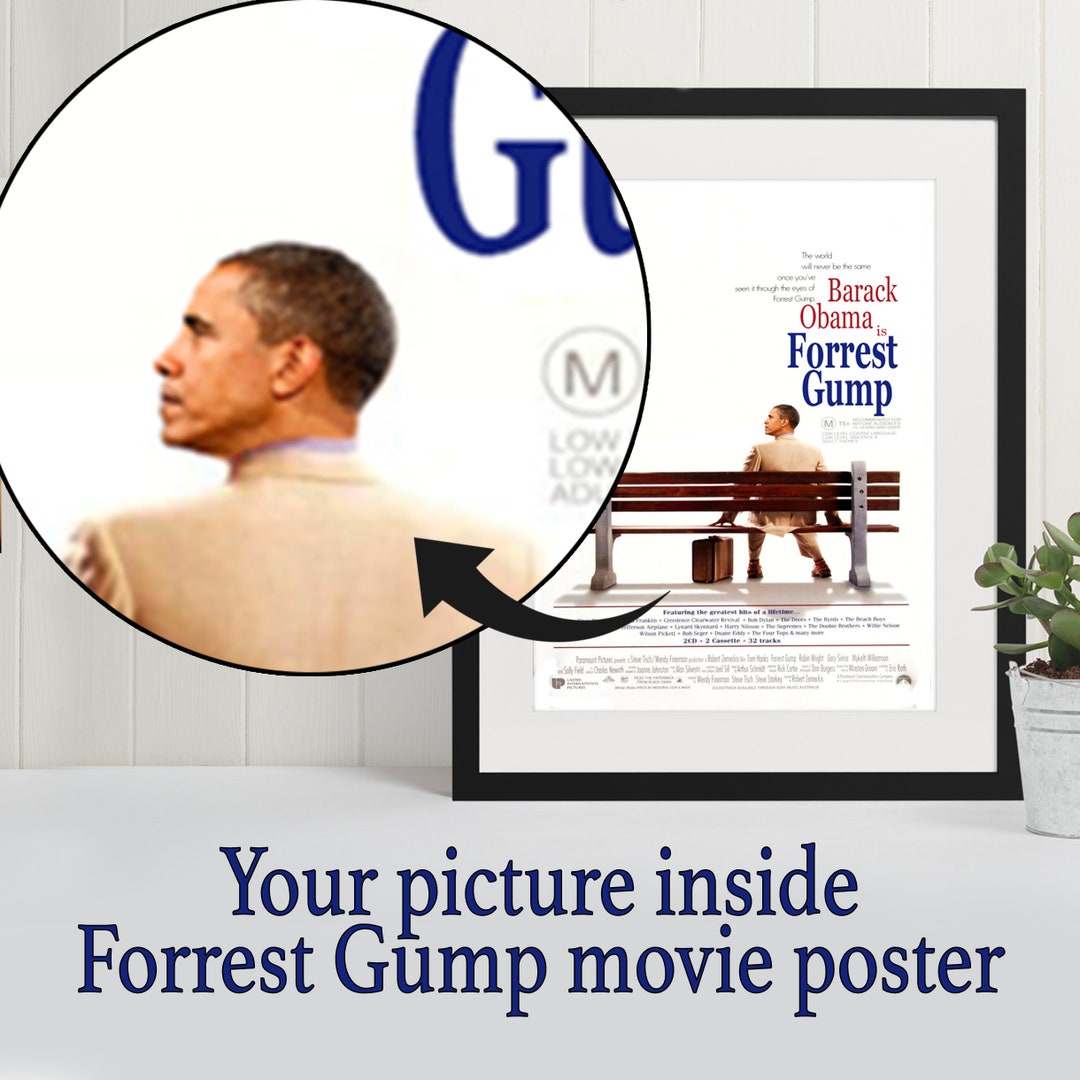 Personalized Forrest Gump Movie Poster - Customized Movie Art ...