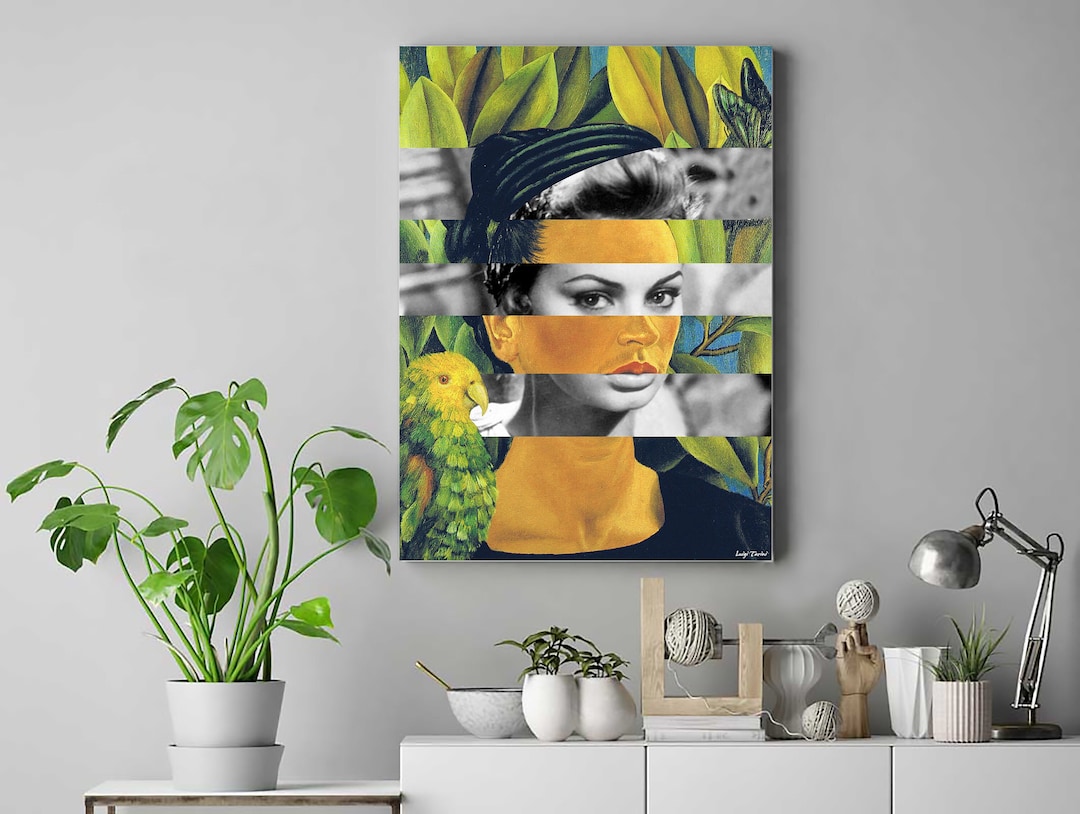Frida Kahlo's Self Portrait With Bonito & Sophia Frida Kahlo Canvas ...
