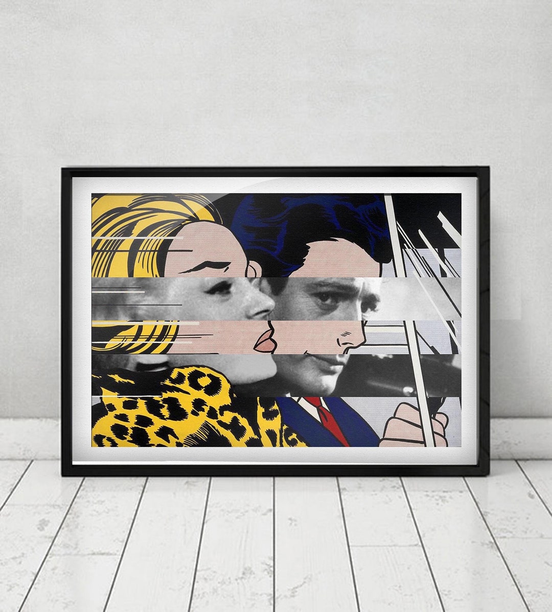 LA DOLCE VITA Pop Retro Collage, Mashup, Pop Art Wall Decoration ...