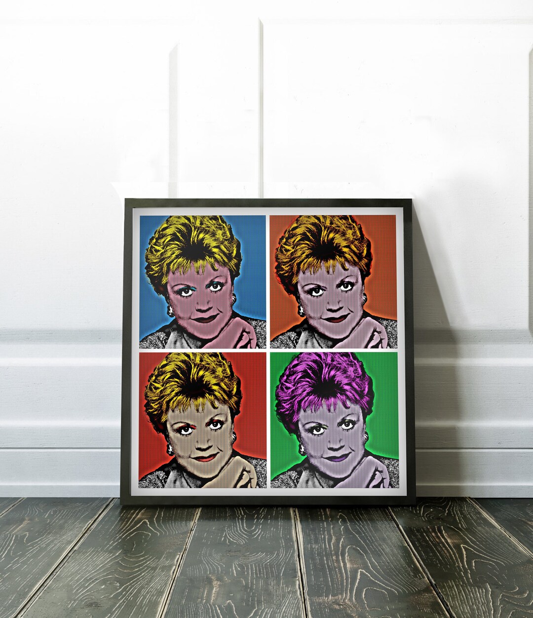 Jessica Fletcher in Pop Art 4 Colors Serigraphy - Jessica Fletcher ...