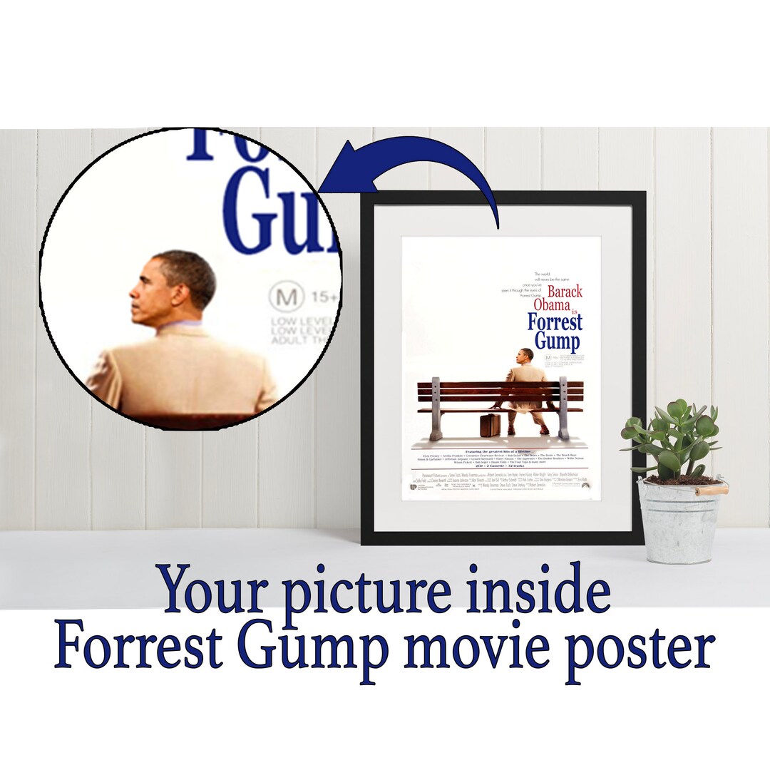 Personalized Forrest Gump Movie Poster Customized Movie Art Available ...