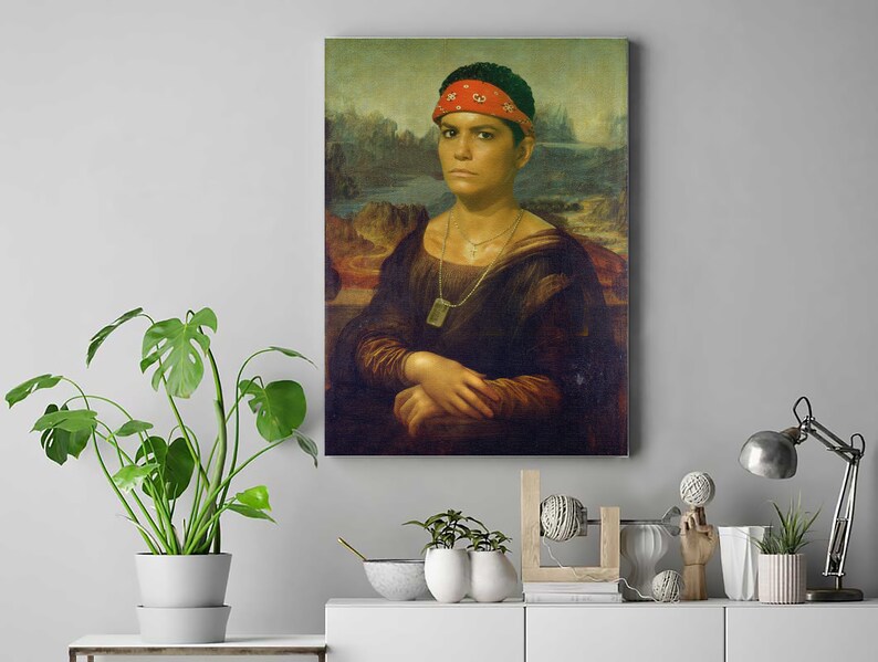 Mona Lisa Vasquez Art Print: Aliens Movie Parody Decor - Etsy