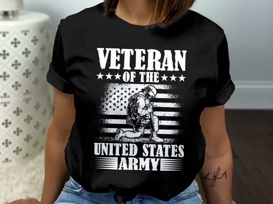 Veteran of the United States Army T-shirt: Patriotic Graphic Tee - Etsy