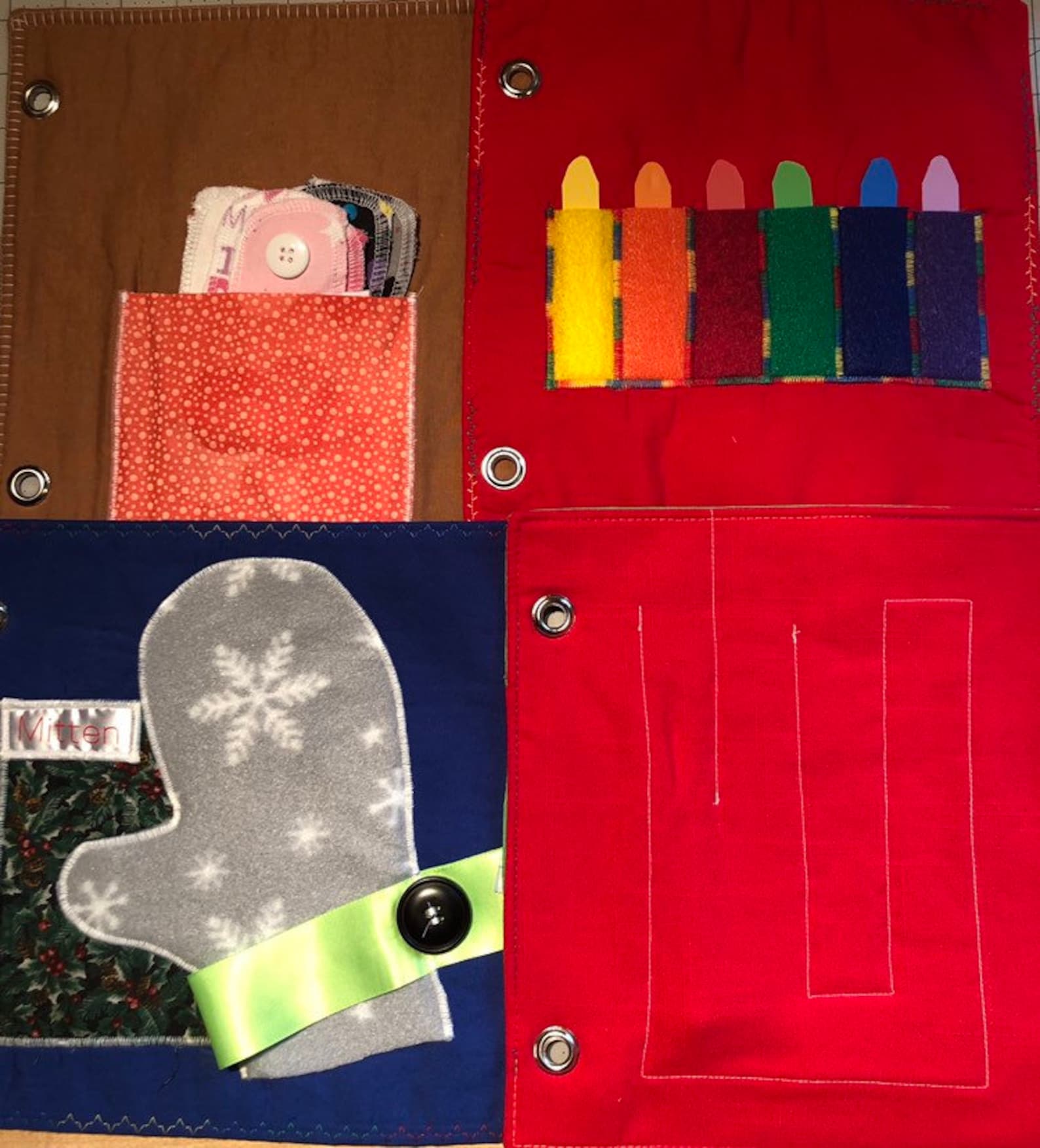 Complete Busy Book W/6 Pages - Etsy