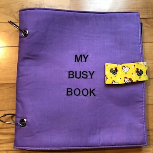 Complete Busy Book W/6 Pages - Etsy