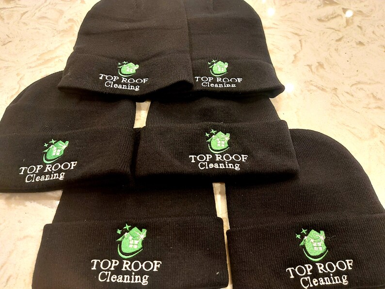 Knit Folded Toque/beenie With Custom Embroidery Logo/name, Embroidery ...