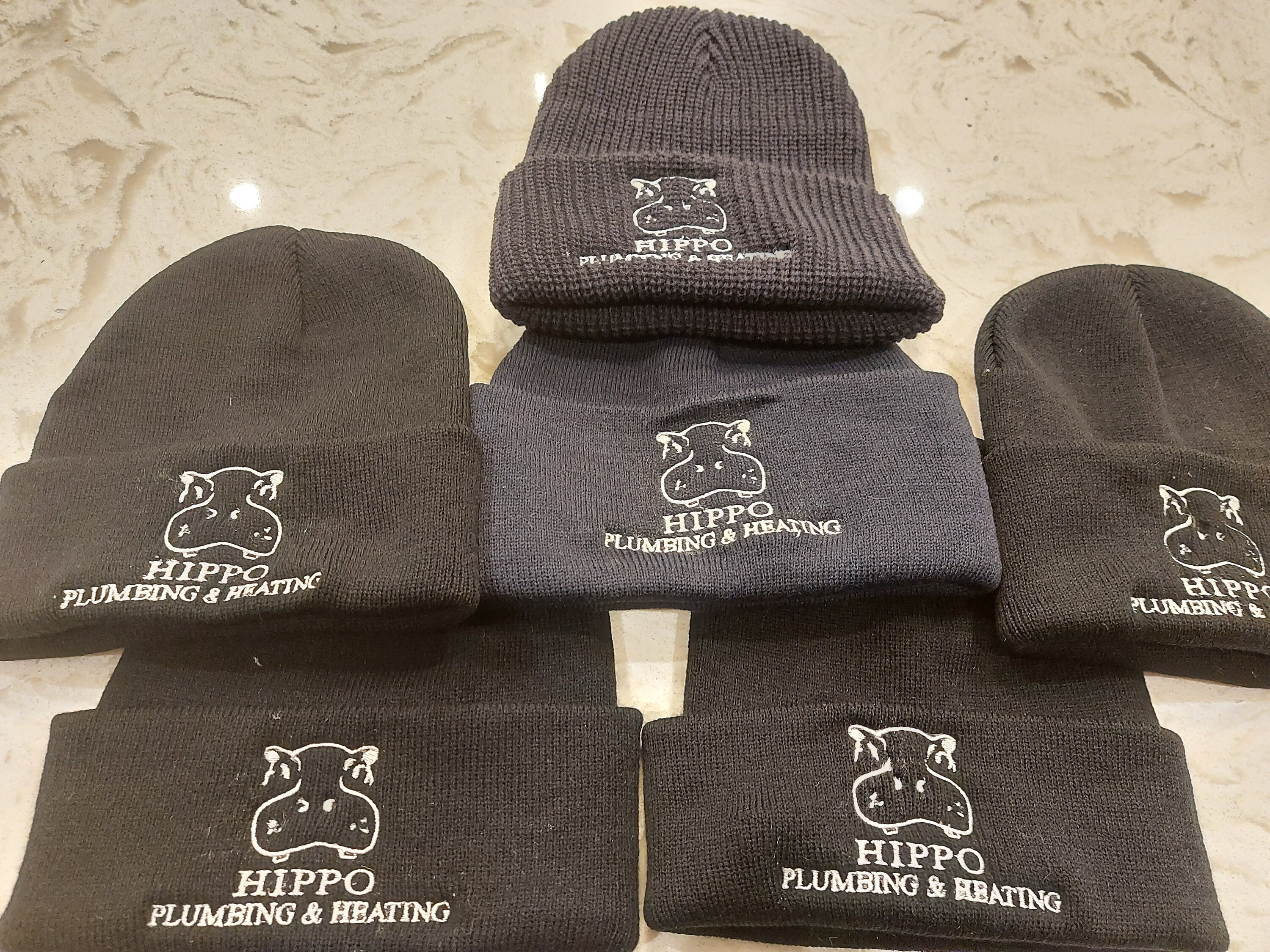 Knit Folded Toque/beenie With Custom Embroidery Logo/name, Embroidery ...