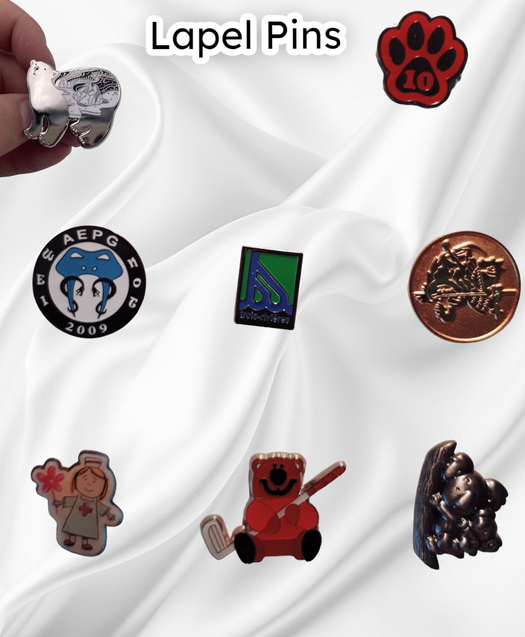 Custom Lapel Pins, Emblems, Corporate Lapel Pins, Badges, School Lapel ...