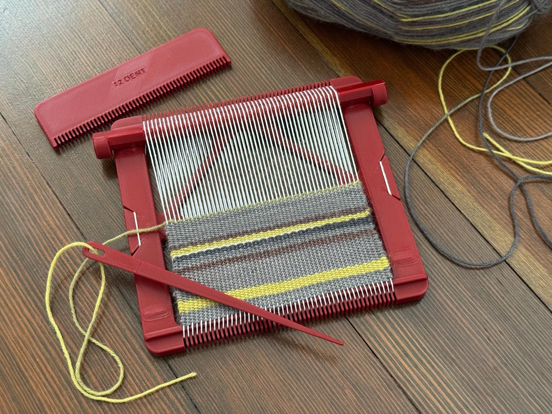 Pocket Loom Weaving Kit 4"x4" 12-dent - Etsy