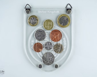 Royal Shield Coin Display Stand Clear Finish - Etsy