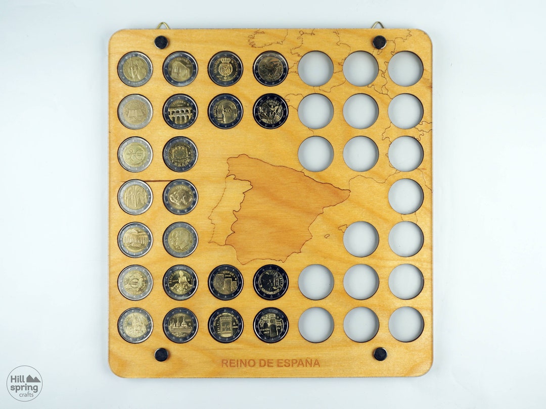 2 Euro Coin Holder for Spain 2 Euro Commemorative Coins, Coin Frame ...