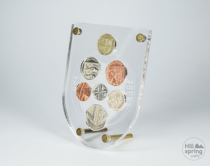 Pound Sterling Coin Holder - the Royal Shield of UK - Etsy