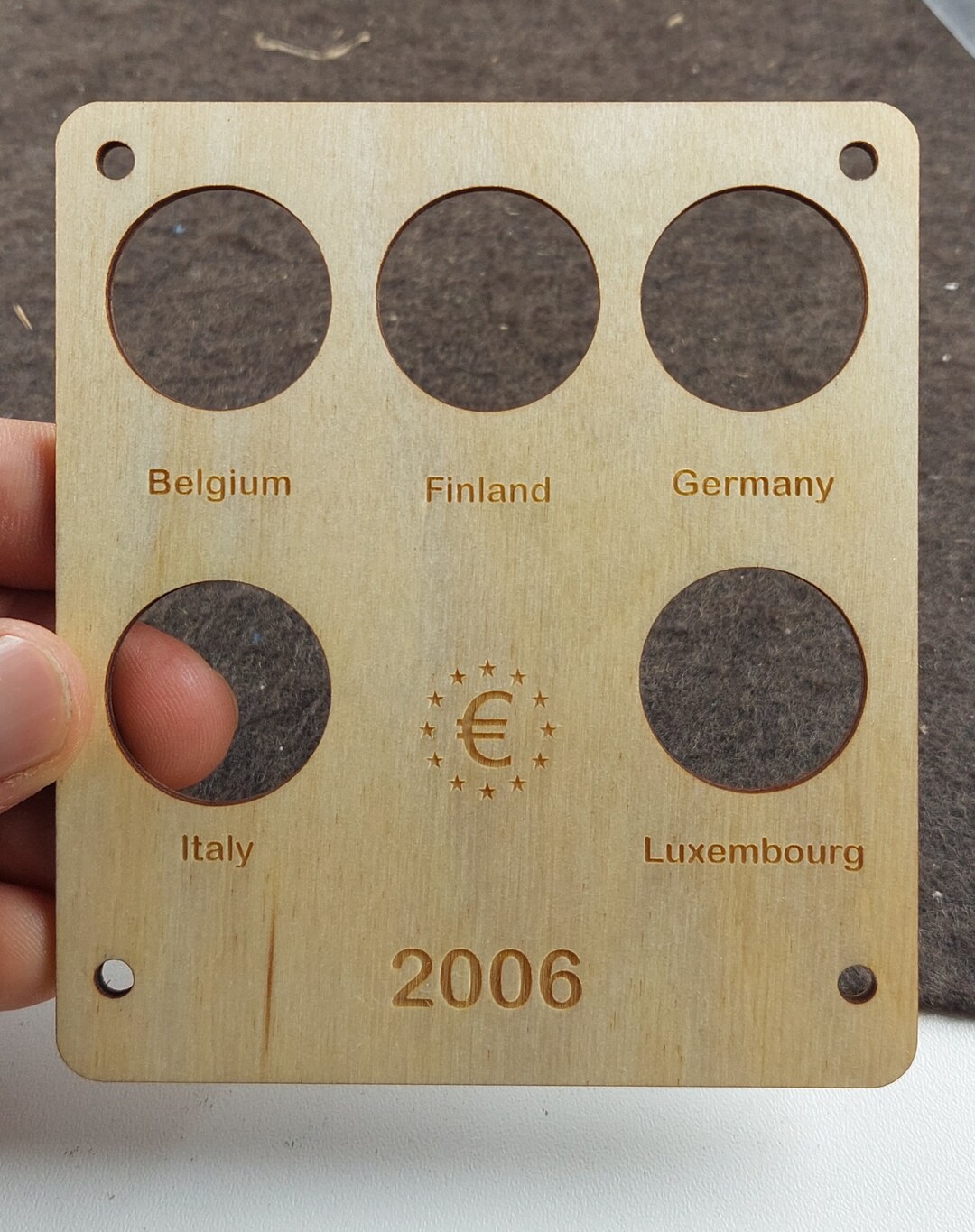 Coin Holder for European Union 2 Euro Commemorative Coins of 2006 - Etsy