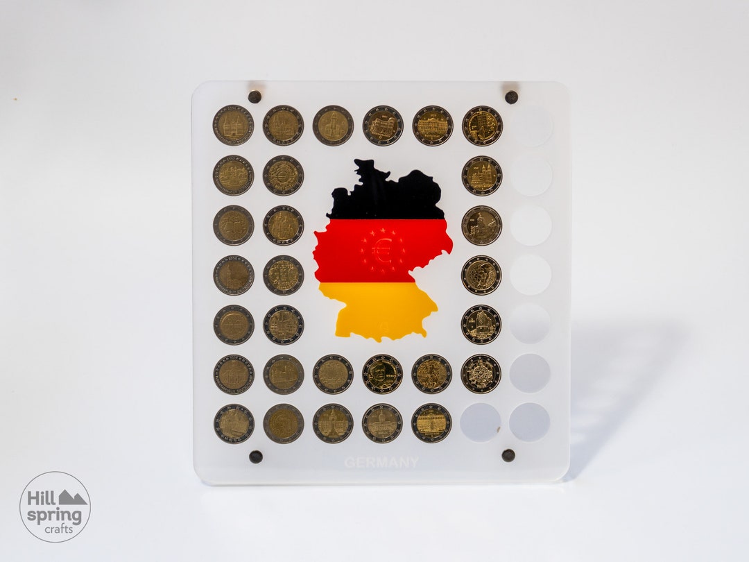 Commemorative 2 Euro Coin Display for Germany 2 Euro Coins, Custom Gift ...