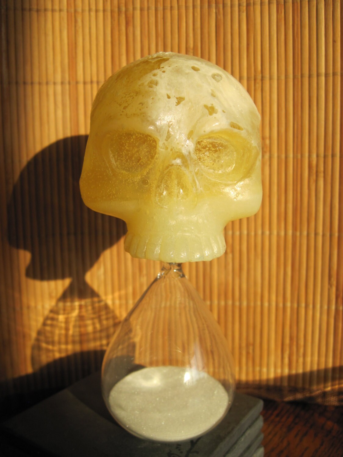 Until Dawn Amber Skull Hourglass Etsy