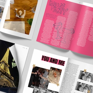 Yearly Recap Magazine Design Template - Etsy