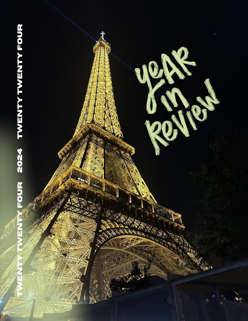 Yearly Recap Magazine Design Template - Etsy