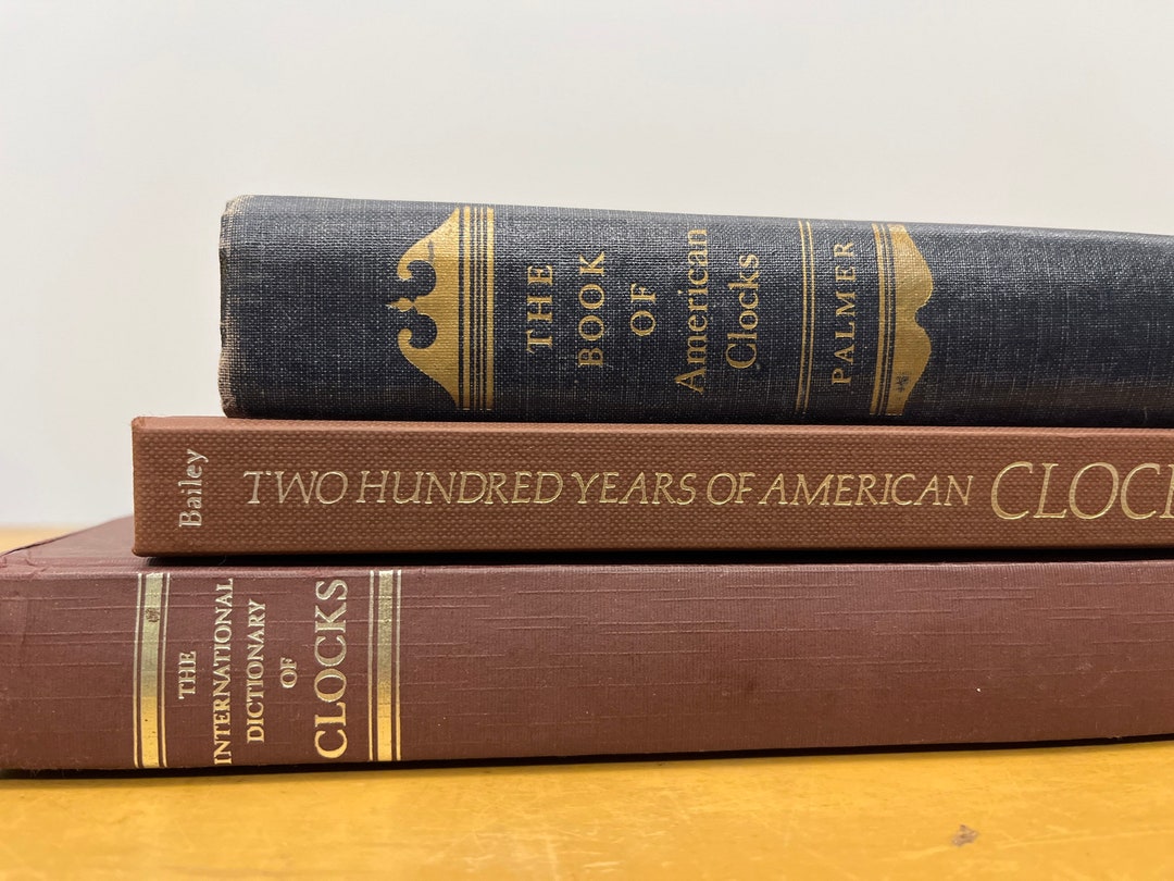 Vintage Clock Books Vintage Watch Books Vintage Home - Etsy