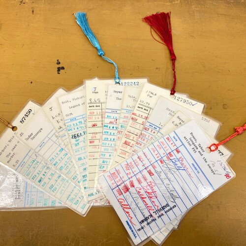 Library Card Magnetic Bookmark Bookish Gift Book Club - Etsy