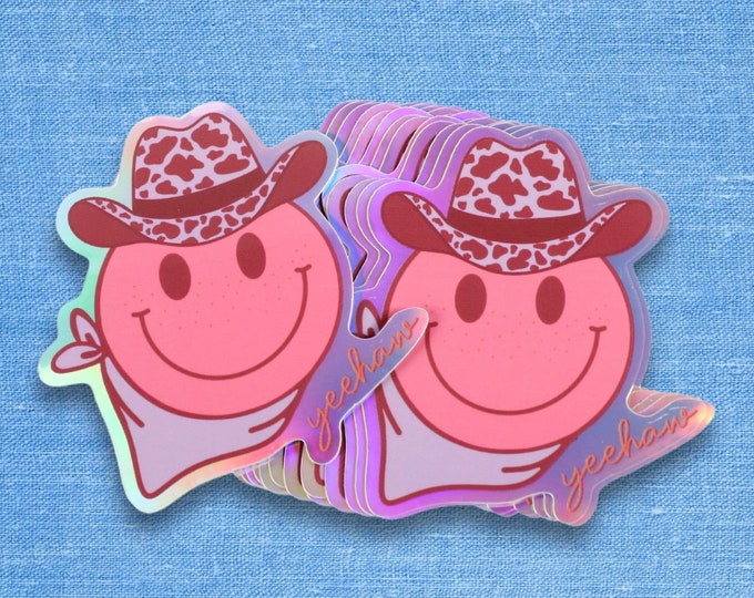 Yeehaw Decal Yeehaw Sticker Western Decal Cowboy Decal Western Sticker ...