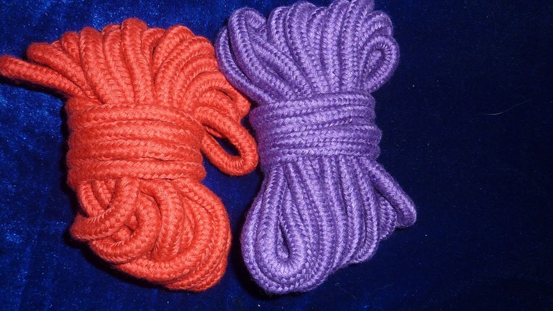 30ft 9.0M Lengths of 6mm Cotton Shibari Rope for Japanese - Etsy