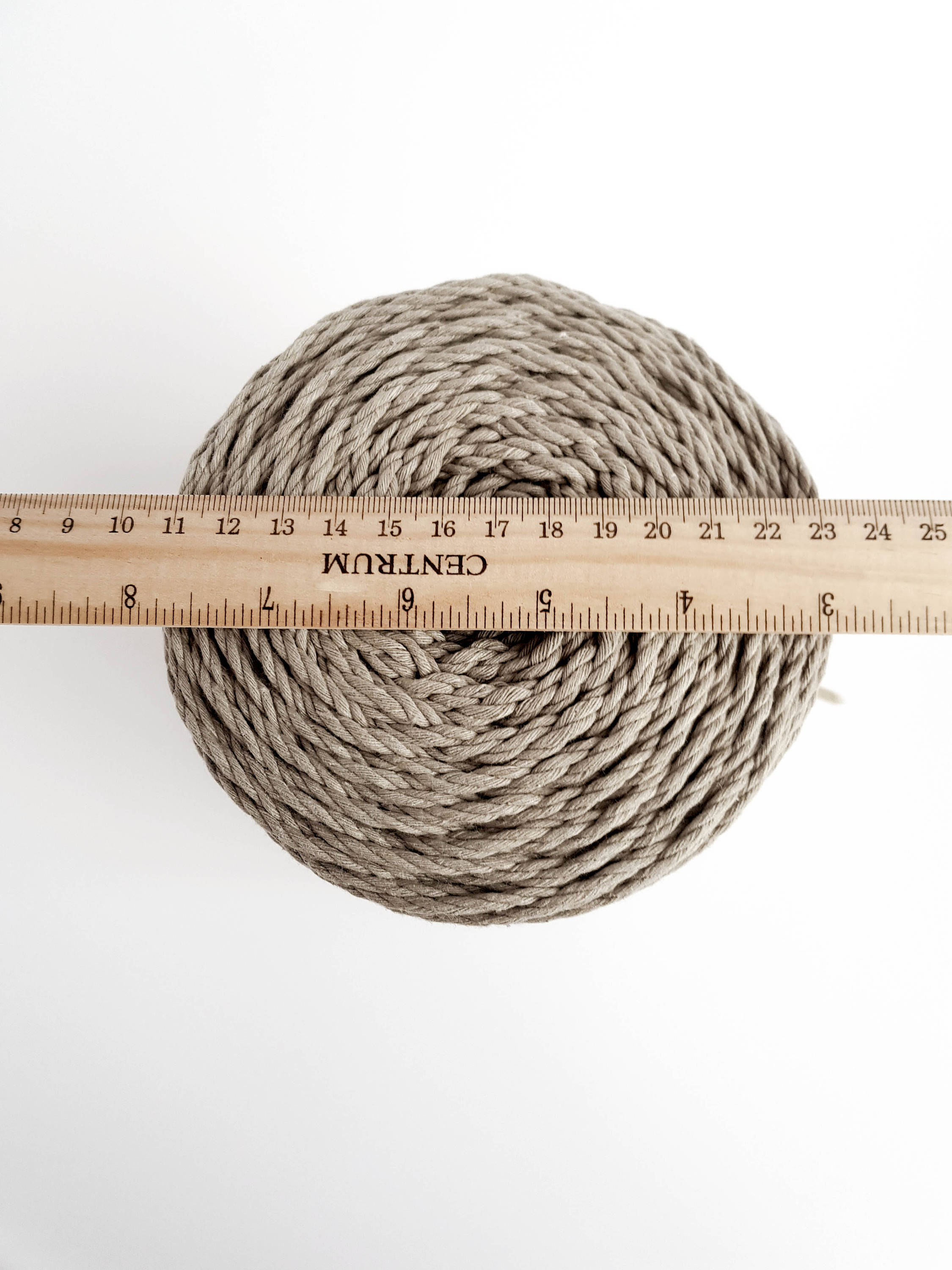 Macrame Cotton Cord 3mm Cotton Rope Light Gray 300 M Cotton | Etsy