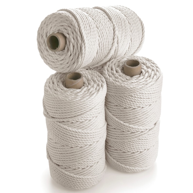 Bulk 5mm Macrame Cotton Rope: 3-strand Weaving Yarn (400m/1312 Ft) - Etsy