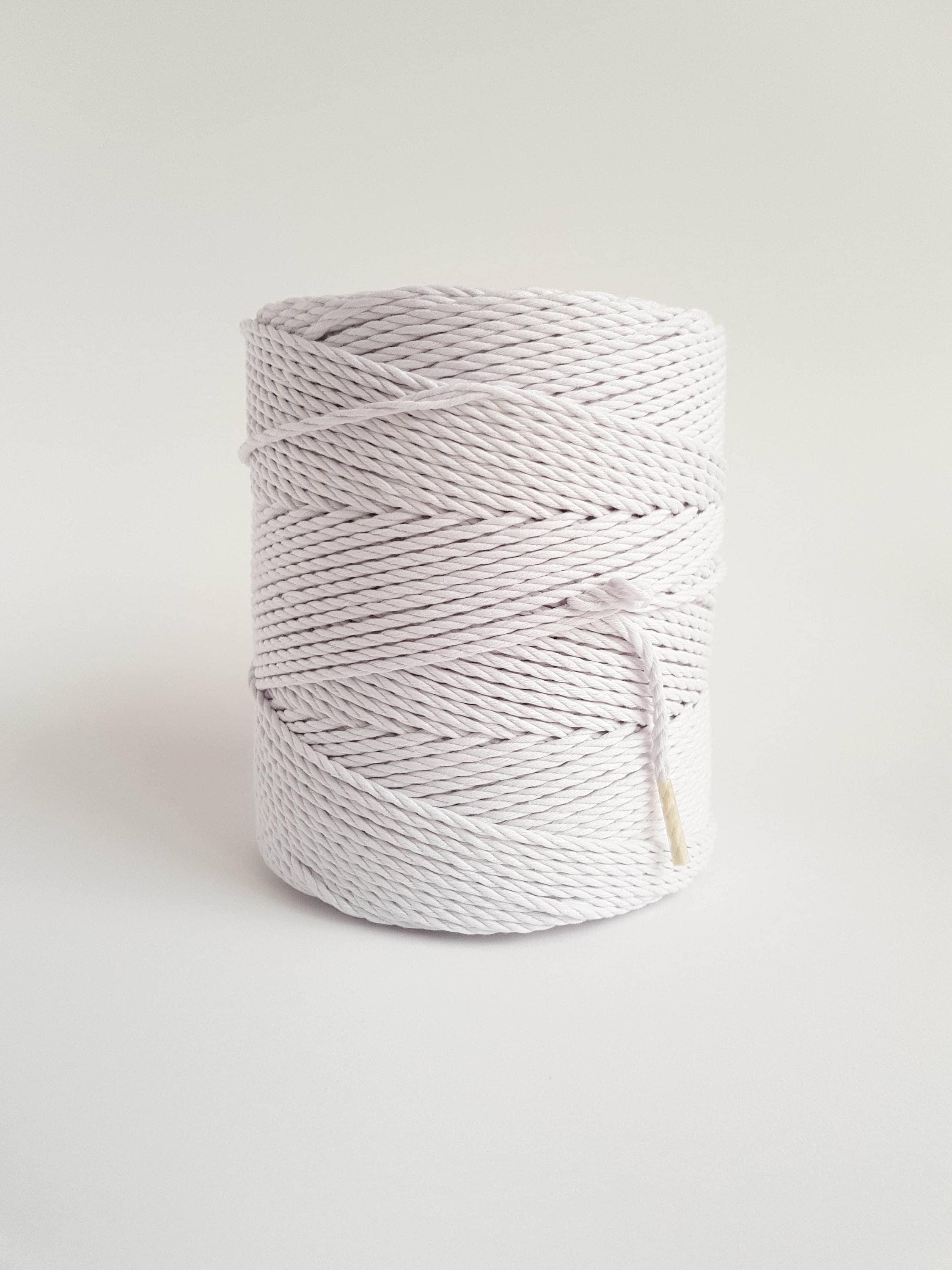 3mm twisted cotton cord 300m Cotton Macrame cord macrame | Etsy