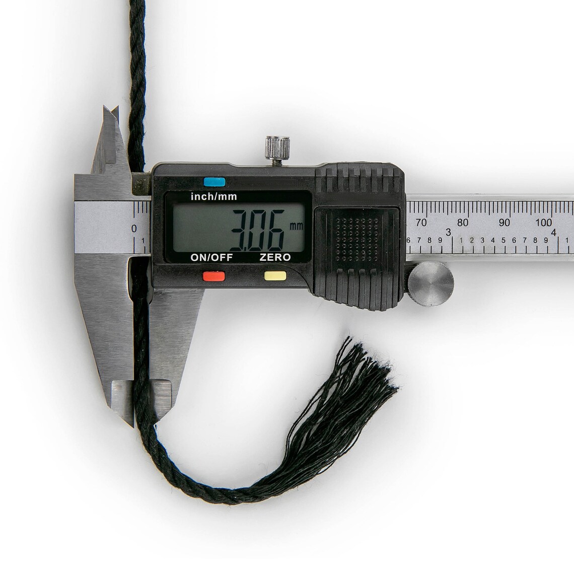 BLACK Macrame Cord 3mm Cotton Rope 140 M Cotton String 3-ply - Etsy