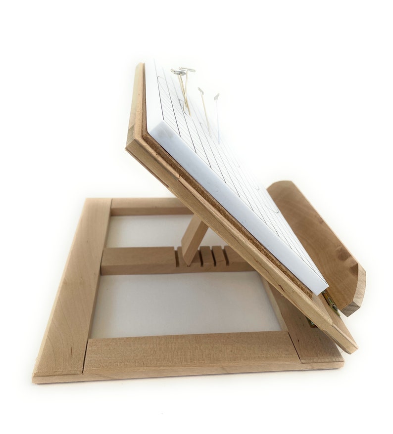 Macrame Board and Wooden Stand With 5 Psc T Shape Pins for - Etsy