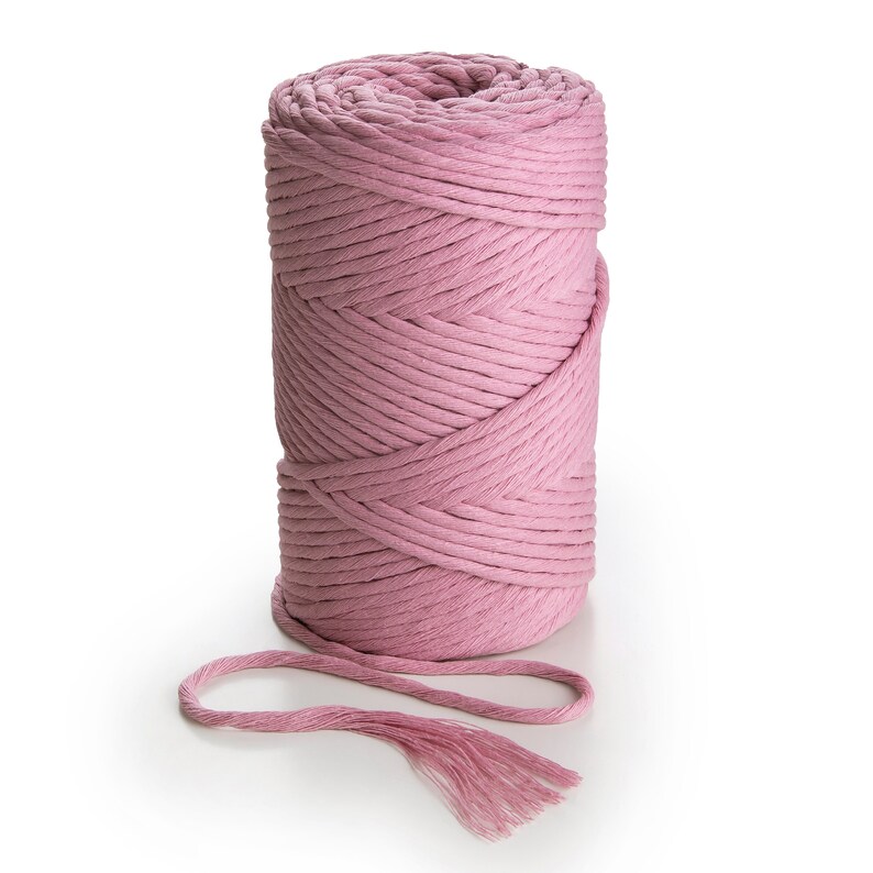 DUSTY PINK Macrame Cord 3mm Macrame Rope 280 M / 918 Feet | Etsy