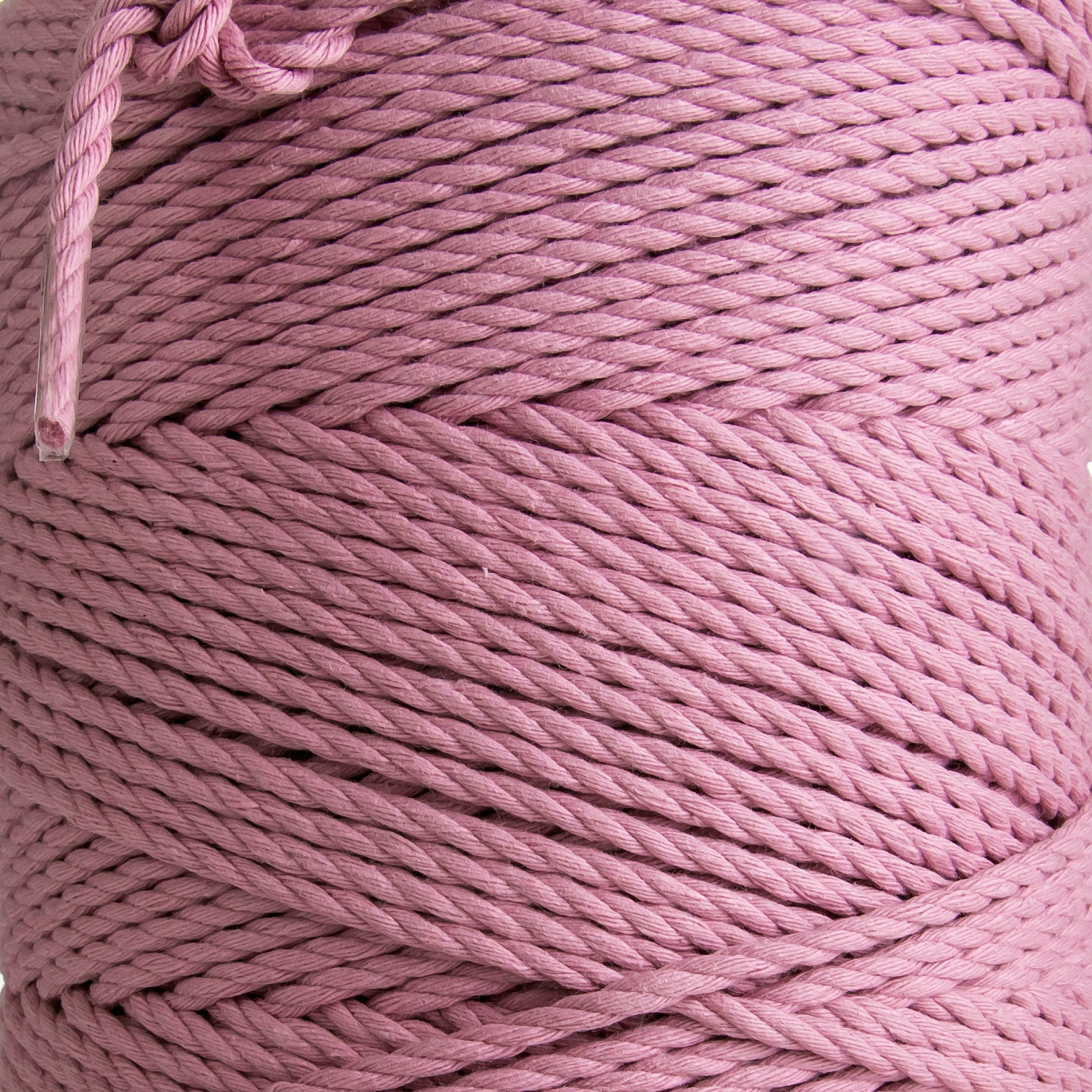 DUSTY PINK Macrame Cord 3mm Macrame Rope 260 M 3 Strand - Etsy