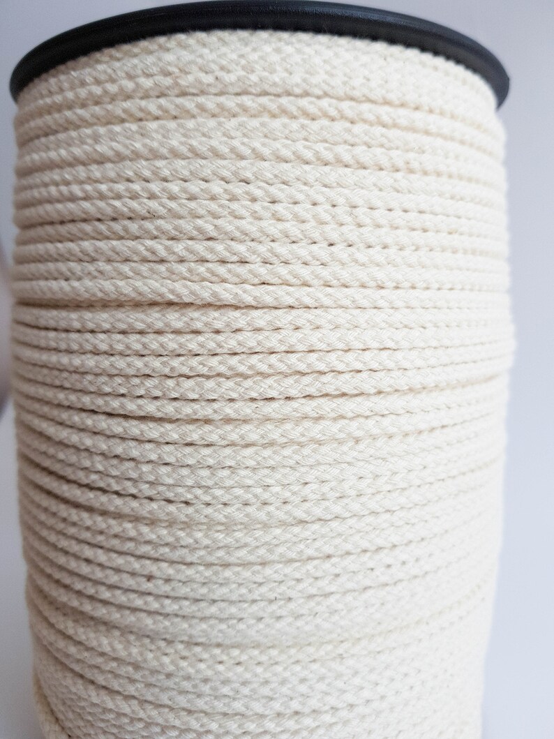 3mm Braided Cotton Cord 200m Natural Rope Macrame cord Whole | Etsy